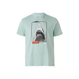 s.Oliver T-Shirt Herren Größe XXXL grau / mint / orangerot / weiß