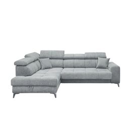 Möbel Kraft Ecksofa inklusive Stauraum Sydney grau Maße (cm): B: 282 H: 105 T: 198.0 » Möbel Kraft