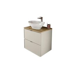 Möbel Kraft Waschtischkombination beige Maße (cm): B: 60 H: 73,2 T: 46.5 » Möbel Kraft