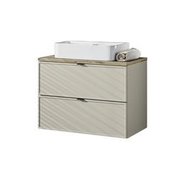 Möbel Kraft Waschtischkombination beige Maße (cm): B: 80,6 H: 69 T: 46.5 » Möbel Kraft