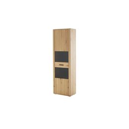 Woodford Vitrine Azzurro holzfarben Ma&szlig;e (cm): B: 64 H: 207 T: 37.0 &raquo; M&ouml;bel Kraft