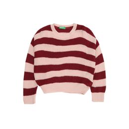 United Colors Of Benetton Pullover M&auml;dchen Gr&ouml;&szlig;e 122 puder / dunkelrot