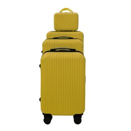 NTK-Collection Hartschalenkoffer 4er-Set Frenzi Gelb