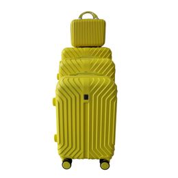 NTK-Collection Hartschalenkoffer 4er-Set Mabell Gelb
