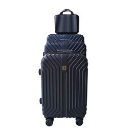 NTK-Collection Hartschalenkoffer 4er-Set Mabell Blau