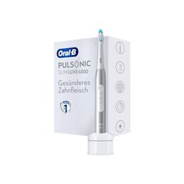 Oral-B Pulsonic Slim Luxe 4000 Platinum Schallzahnbürste mit 3 Reinigungsmodi und sanfter Plaque-Entfernung
