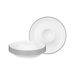 Seltmann Weiden Eierbecher Lido Black Line ø 12,5 cm 6er Set