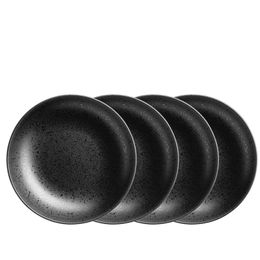 Mäser Mäser Suppenteller-Set, Steinzeug Essential Schwarz