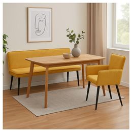 HTI-Living Polsterbank Mesilla Gelb