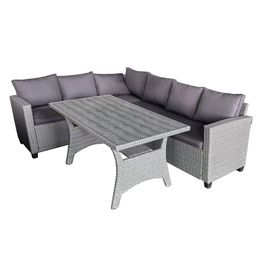 HTI-Living Outdoor Möbel Ecksofa mit Tisch