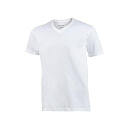 Otto Kern 5er Pack Herren T-Shirts V-Ausschnitt 100% Baumwolle / weiß / Größe L