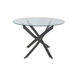 möbel direkt online 4-Fuß-Esstisch mit Ø110 cm Glasplatte
