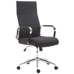 TPFLiving Bürostuhl Koro Stoff Creme