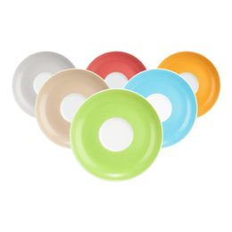Seltmann Weiden Teeuntertassen Liberty Pure Colors ø 13 cm 6er Set