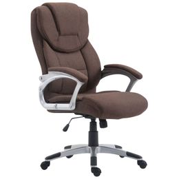 TPFLiving Bürostuhl Texum 2 Stoff Taupe