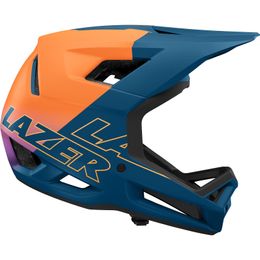 Lazer Full Face Helm Cage KinetiCore, blau-orange