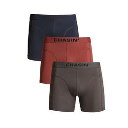 CHASIN' CHASIN' Boxershorts 'Thrice Matz' Herren Gr&ouml;&szlig;e M oliv / dunkelorange / schwarz