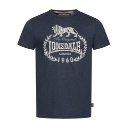 Lonsdale T-Shirt 'Ollie' Herren Gr&ouml;&szlig;e S ecru / navy