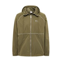 Nike Sportswear Übergangsjacke Herren Größe S khaki / weiß
