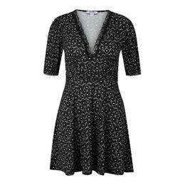 Dorothy Perkins Petite Kleid Damen Gr&ouml;&szlig;e 46 schwarz / wei&szlig; Winterkleid