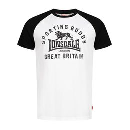Lonsdale T-Shirt 'Trenance' Herren Gr&ouml;&szlig;e XXL schwarz / wei&szlig;