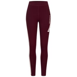 Lonsdale Workout Pants 'Lowstoft' female size L Wine red / White