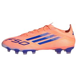 adidas Performance Fu&szlig;ballschuh 'F50 Pro' Herren Gr&ouml;&szlig;e 44.5/45 neongr&uuml;n / dunkellila / wei&szlig;