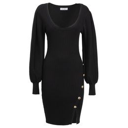 Influencer Kleid Damen Gr&ouml;&szlig;e M schwarz