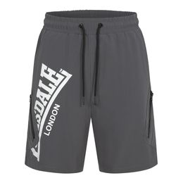 Lonsdale Sporthose 'Alresford' Herren Gr&ouml;&szlig;e M dunkelgrau / wei&szlig;