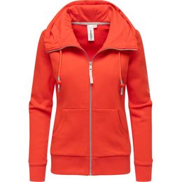 Ragwear Zip-Up Hoodie 'Neskia' female Red size XXXL