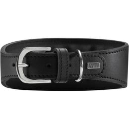 Hunter Windhundhalsband Super Soft schwarz / 32