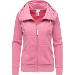 Ragwear Zip-Up Hoodie 'Neskia' female Pink size XXXL