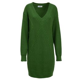 Influencer Strickkleid Damen Gr&ouml;&szlig;e M gr&uuml;n