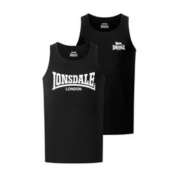 Lonsdale Top 'Tughall' Herren Gr&ouml;&szlig;e 5XL schwarz / wei&szlig;