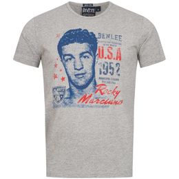 BEN LEE Benlee T-Shirt 'Manifesto' Herren Gr&ouml;&szlig;e S navy / graumeliert / rot