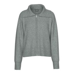 Pieces Knit Cardigan female size XS mottled grey