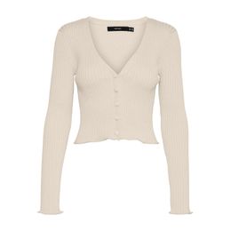 V&eacute;ro Moda Vero Moda Strickjacke 'Fibly' Damen Gr&ouml;&szlig;e XL beige