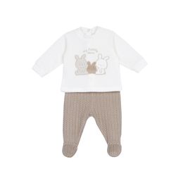 Chicco Outfit Gr&ouml;&szlig;e 56 kitt / dunkelbeige / wei&szlig;