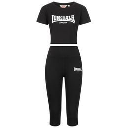 Lonsdale Tracksuit 'Ixworth' female size S Black / White