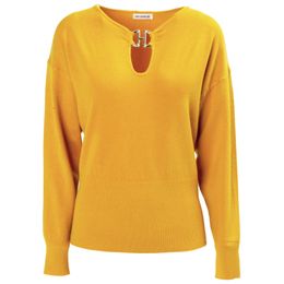 Influencer Pullover Damen Gr&ouml;&szlig;e L curry