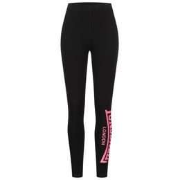 Lonsdale Leggings 'Merridge' Damen Gr&ouml;&szlig;e L pink / schwarz