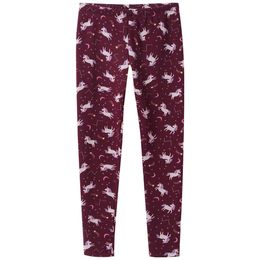 Yigga M&auml;dchen Thermo-Leggings mit Allover-Print