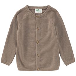 Topomini Baby Woll-Strickjacke unifarben