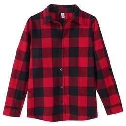 Yigga Jungen Flanell-Hemd mit Karo-Muster