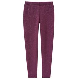 Yigga Mädchen Thermo-Leggings mit Glitzer