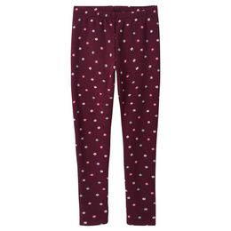 Yigga M&auml;dchen Thermo-Leggings mit Allover-Print