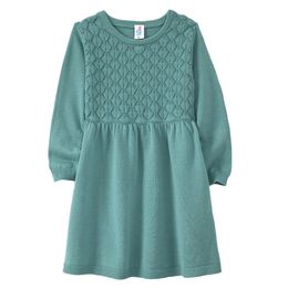 Topolino Mädchen Strickkleid mit Wabenstruktur