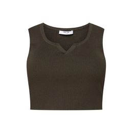ABOUT YOU Curvy Sticktop 'Line' Damen Gr&ouml;&szlig;e 7XL khaki