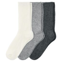 Gina Benotti 3 Paar Damen Socken mit Wolle