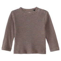 Topomini Baby Wolle-Seide-Shirt mit Ripp-Struktur
